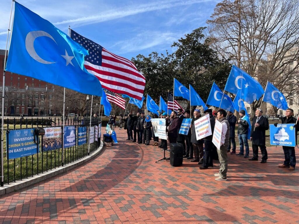 ANI: Uyghurs led by East Turkistan Govt in Exile mark 26th anniversary ...