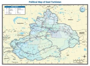 Political Map of East Turkistan (English) | East Turkistan Government ...